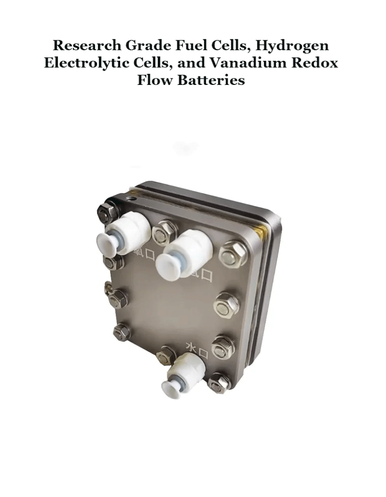 Research Grade Flow Batteries – AIBS | Innovative Solutions in ...